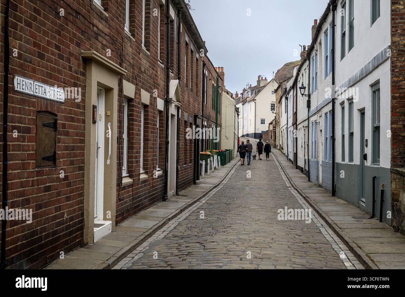 Whitby, Yorkshire, UK July 23, 2025. The seaside town of Whitby in ...