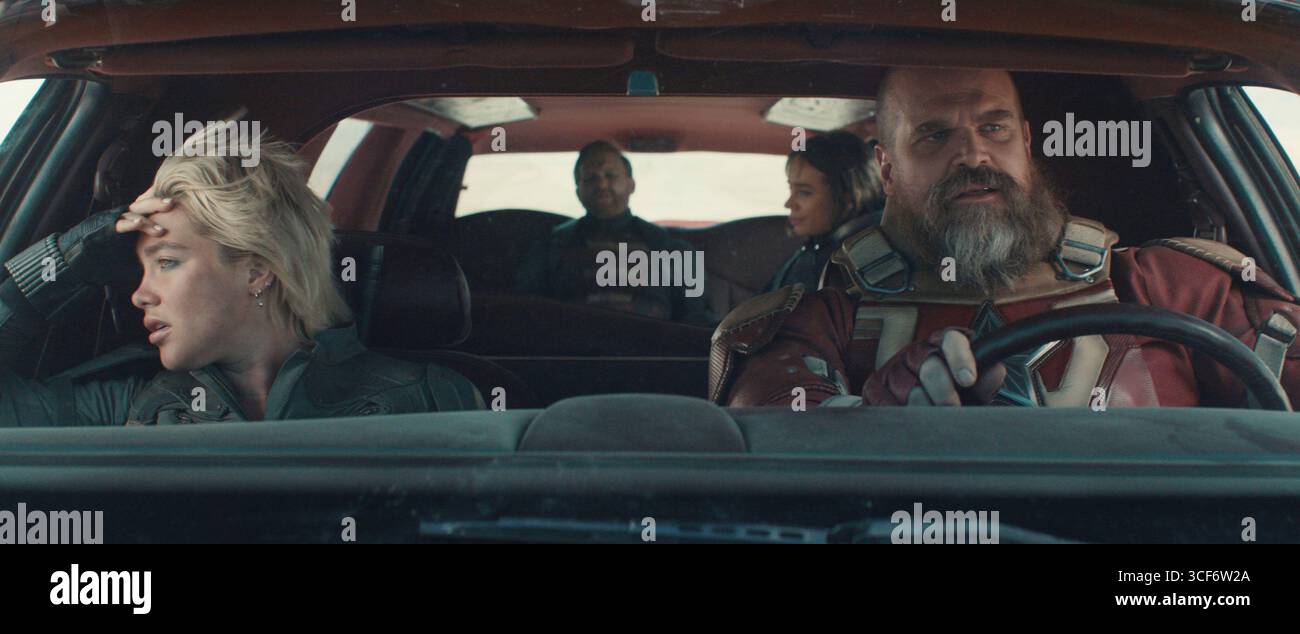 Thunderbolts* (2025)Yelena Belova (Florence Pugh) John Walker (Wyatt ...