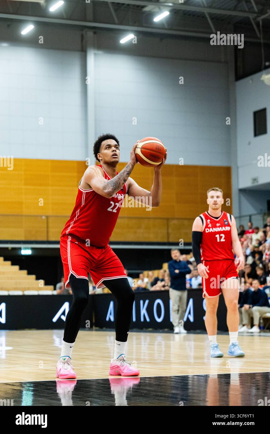 Farum, Denmark. 20th, August 2025. JermaineBallisager Webb (22) of ...