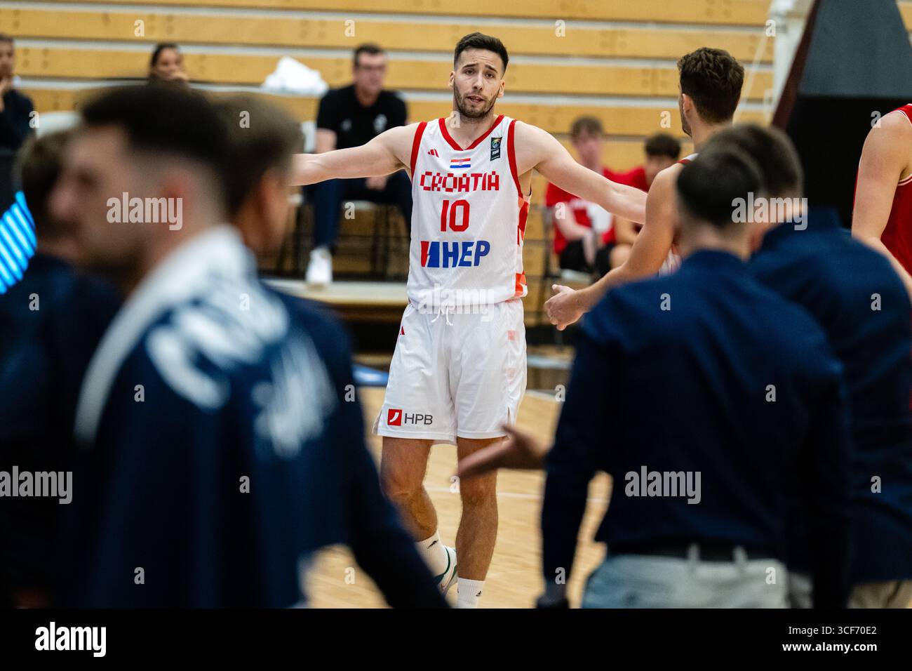 Farum, Denmark. 20th, August 2025. Kresimir Radovcic (10) of Croatia ...