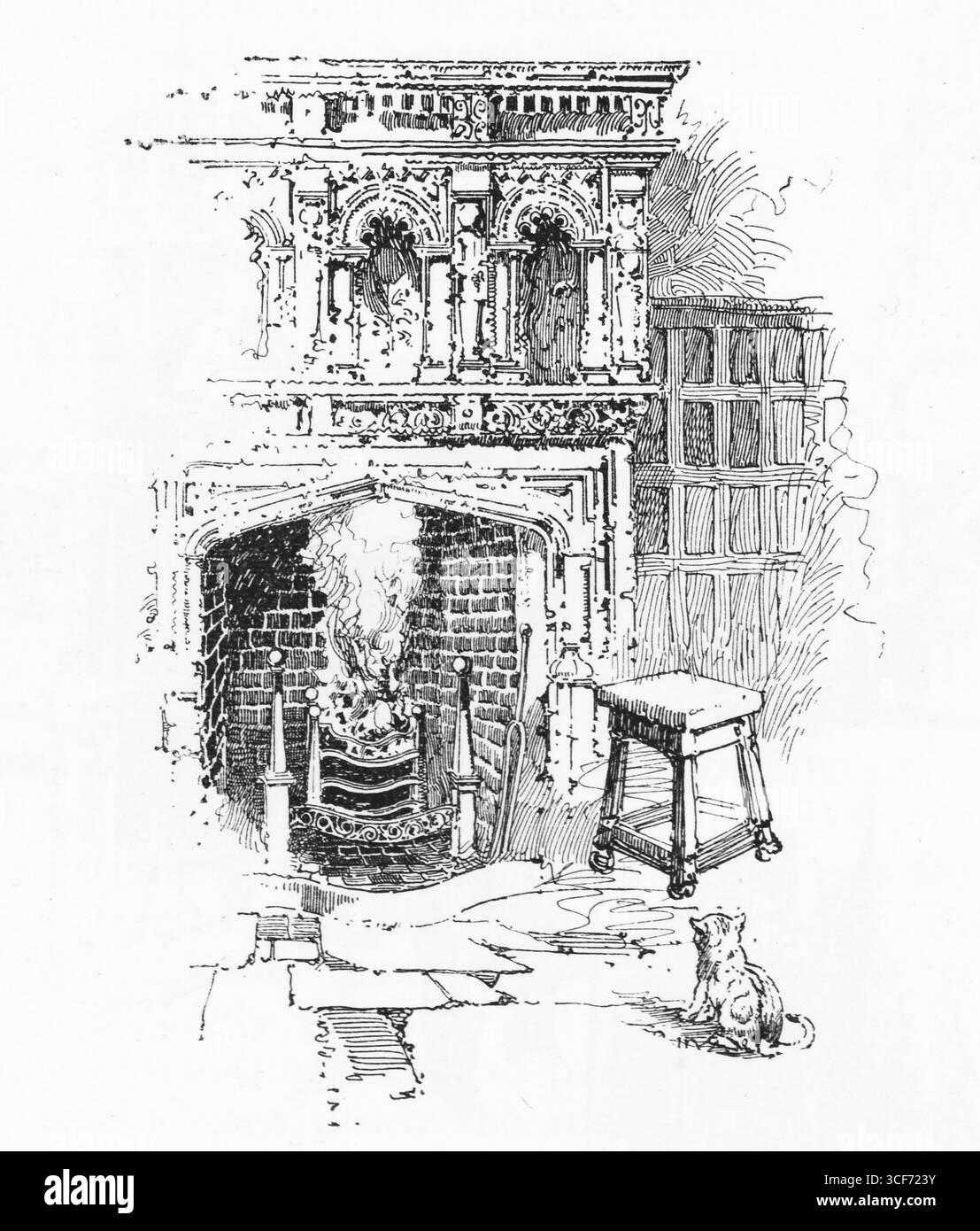 Tudor fireplace hi-res stock photography and images - Alamy