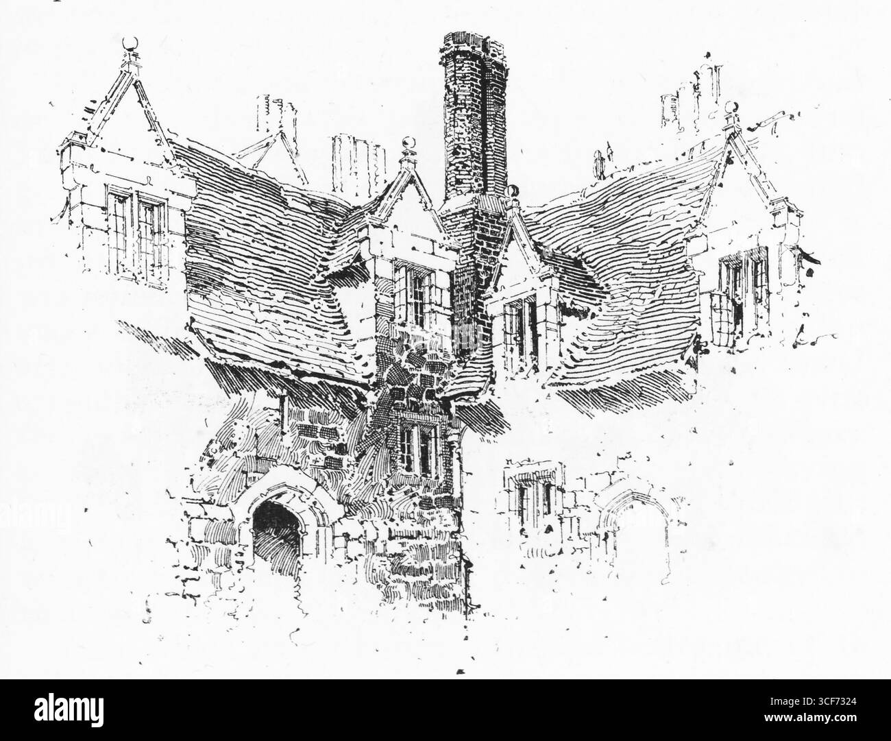 Brick arched facade Cut Out Stock Images & Pictures - Alamy