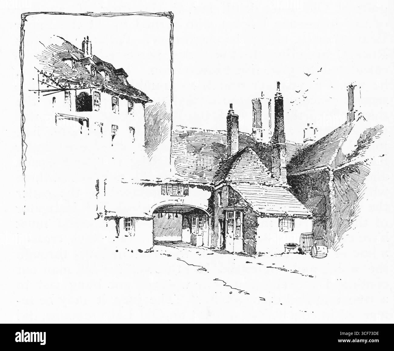Arched dormer Cut Out Stock Images & Pictures - Alamy