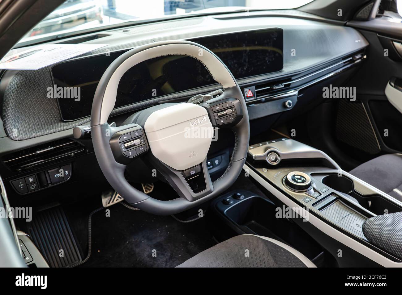 Safenwil, Switzerland, August 16, 2025. New KIA EV6 electric car ...