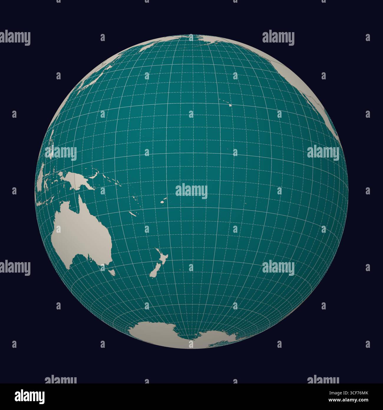 American Samoa on the map. Globe centered to American Samoa. Country ...