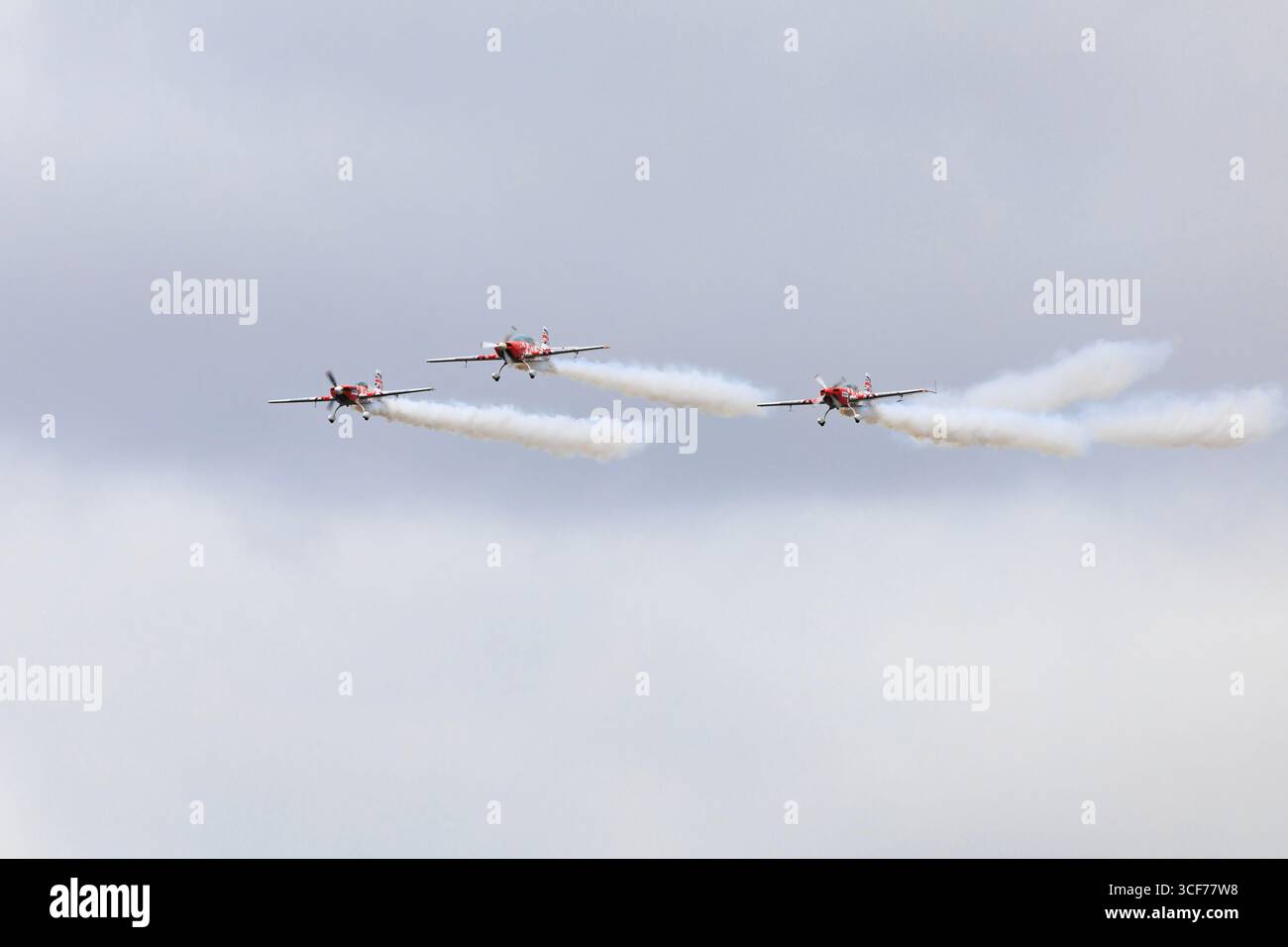 Mark Jefferies Global Stars Air Show Team, Extra 300 aerobatic aircraft ...