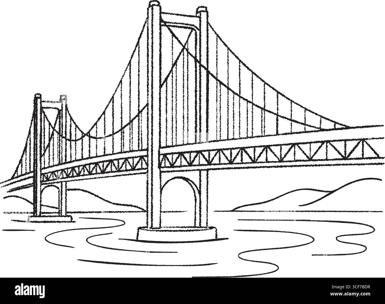 Cables and towers Stock Vector Images - Alamy