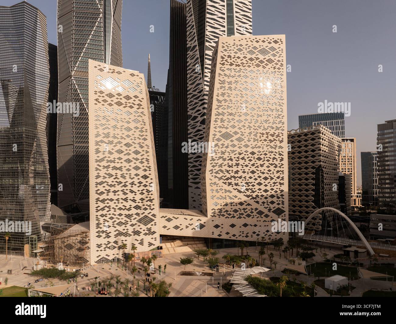 Modern buildings in King Abdullah Financial District (KAFD), Riyadh ...