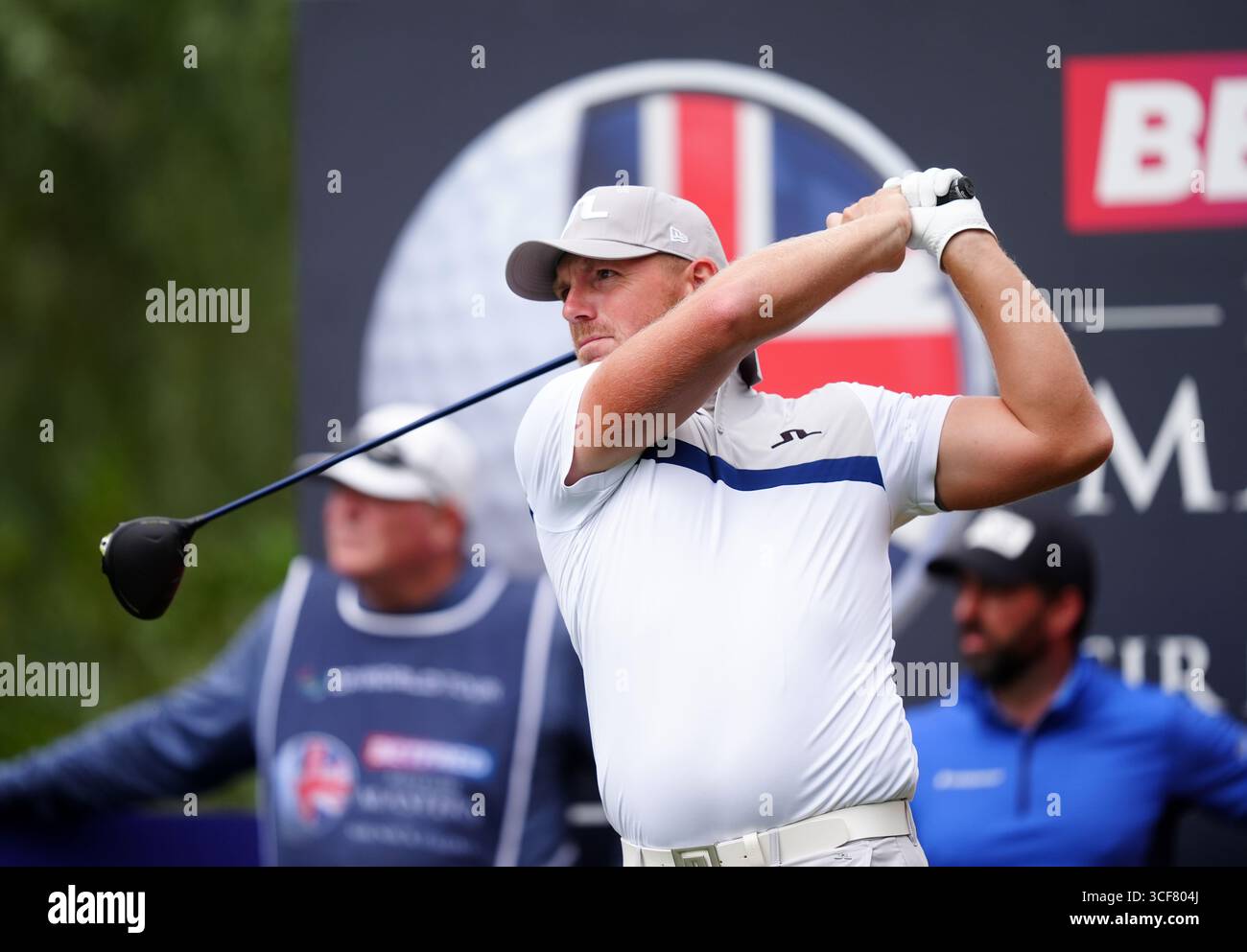 Matt Wallace tees off the 5th during day one of the Betfred British ...