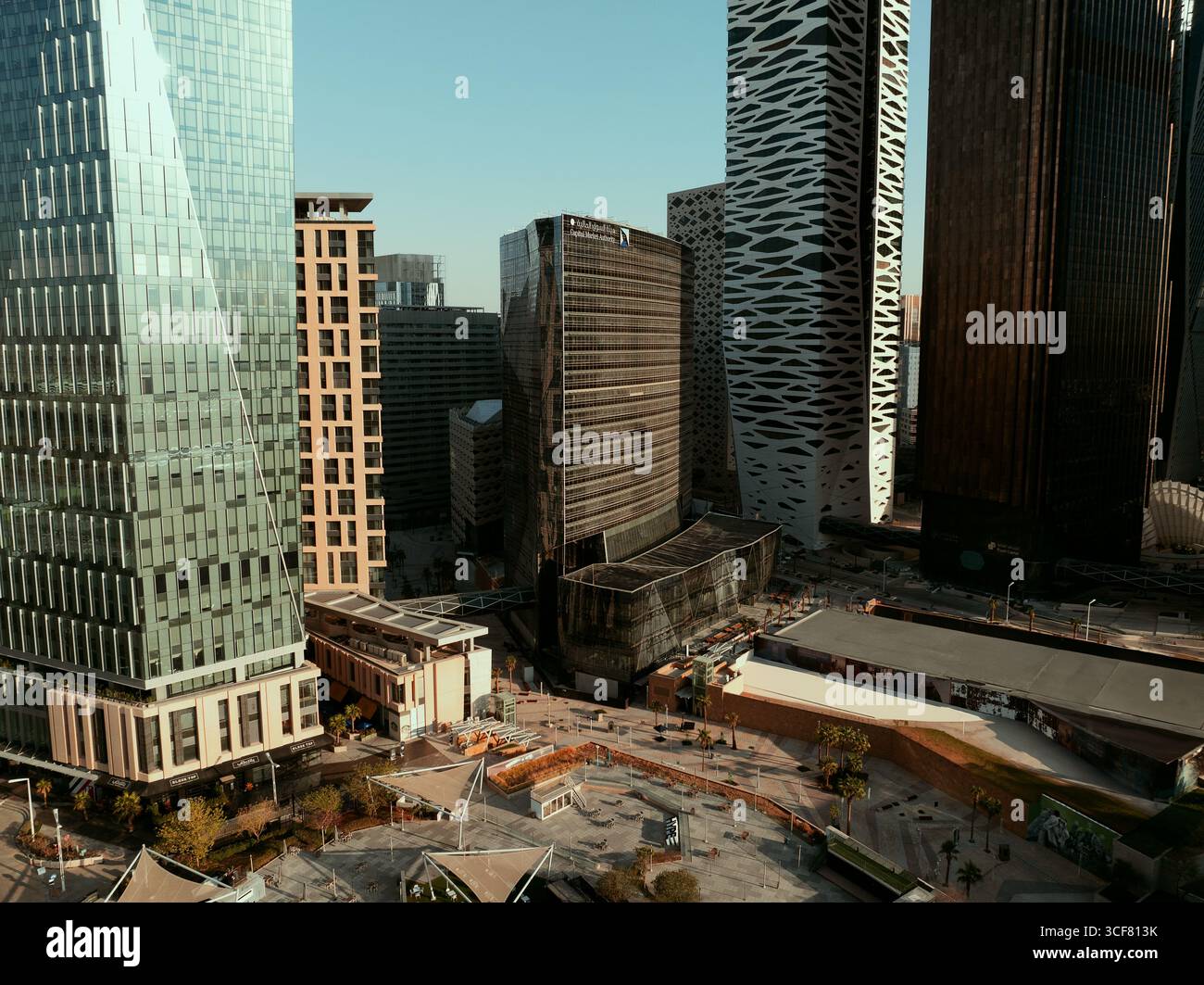 Modern buildings in King Abdullah Financial District (KAFD), Riyadh ...