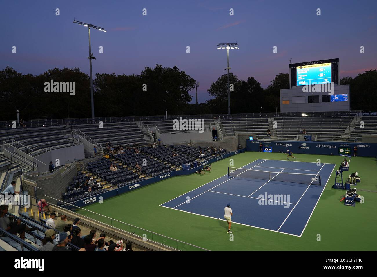 Shielded LED lights, approved by DarkSky International, illuminate a ...