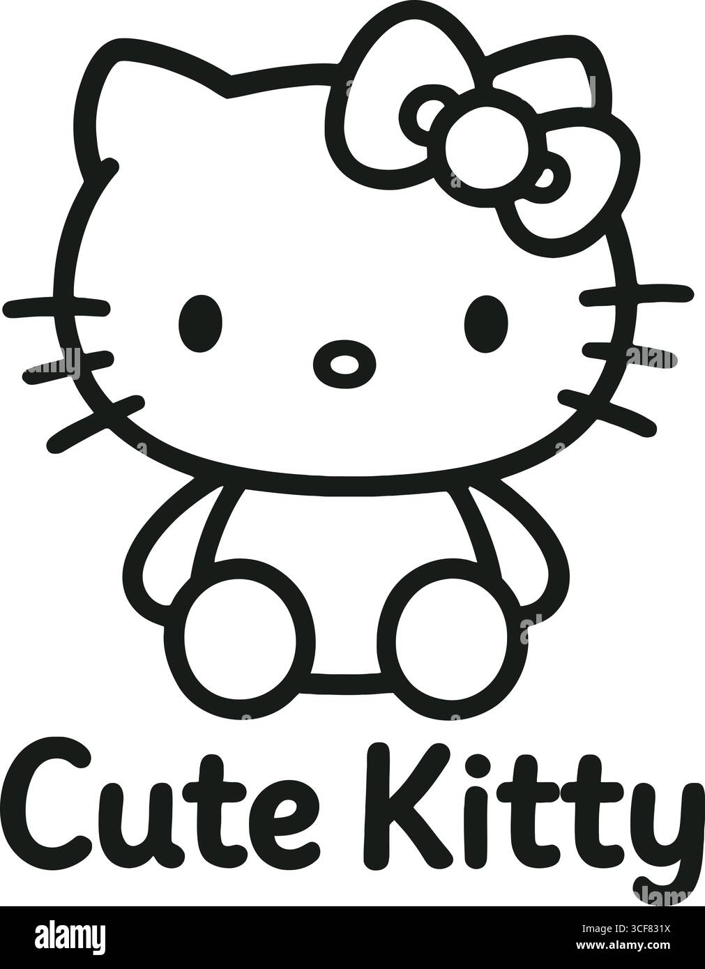 Cute kitty design Stock Vector Images - Alamy