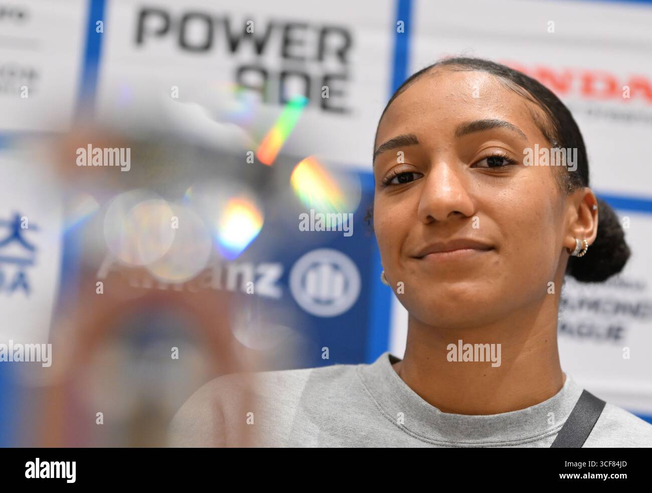 Belgian Nafissatou Nafi Thiam pictured during a press conference on the ...