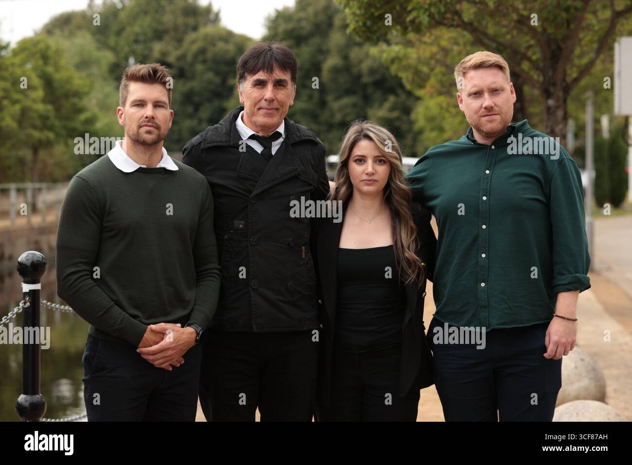 (left to right) Darryn Frost survivor of the London Bridge terror ...