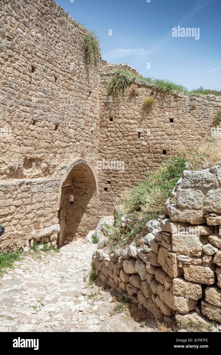 Upper Corinth, the acropolis of ancient Corinth Peloponnese, Greece ...