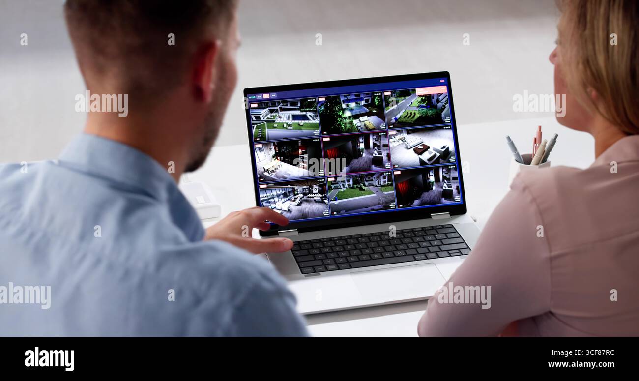 Background people technology security cameras hi-res stock photography ...