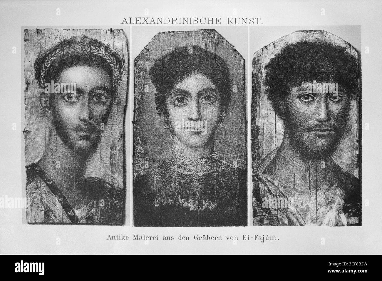 Ancient portraits from the tombs of Al-FayyUm, Faijum or Fajum ...