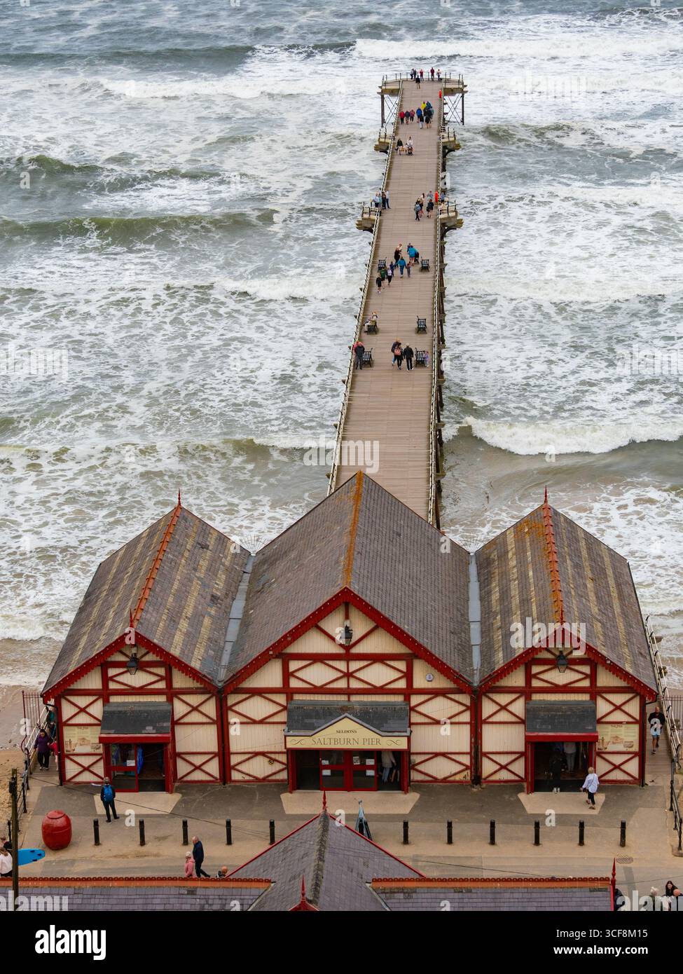 Elevated view saltburn hi-res stock photography and images - Alamy
