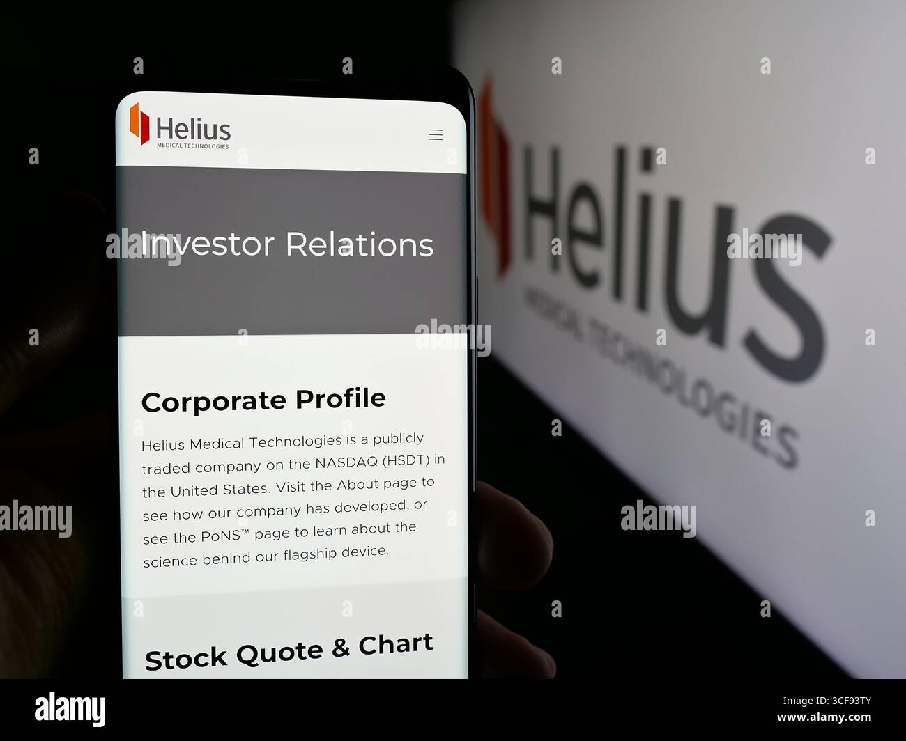 Helius medical technologies inc hi-res stock photography and images - Alamy