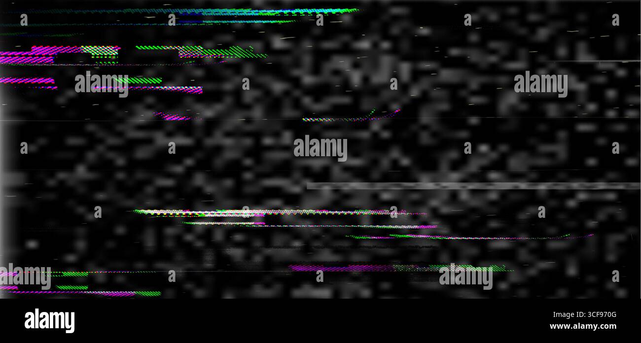 Effects retro noise malfunction tv hi-res stock photography and images - Alamy