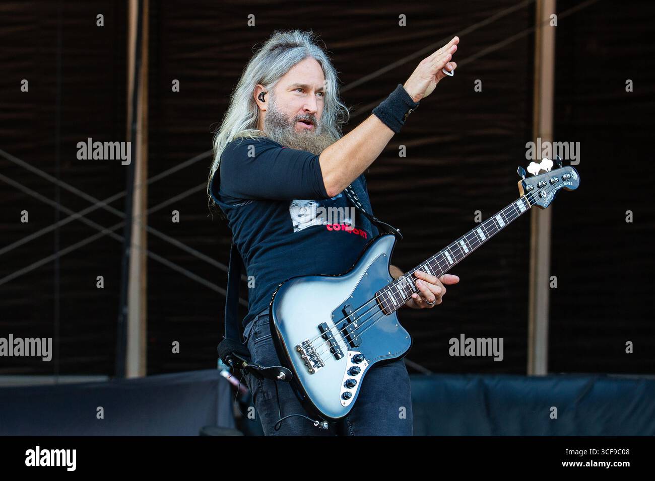 Troy sanders bass guitarist mastodon hi-res stock photography and ...