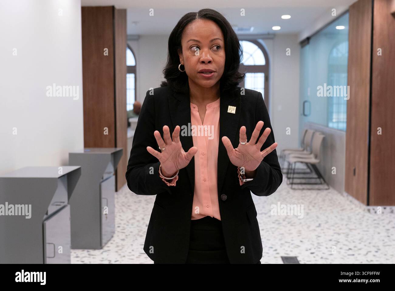 Rachel Pierre, D.C. Department of Human Services acting director ...