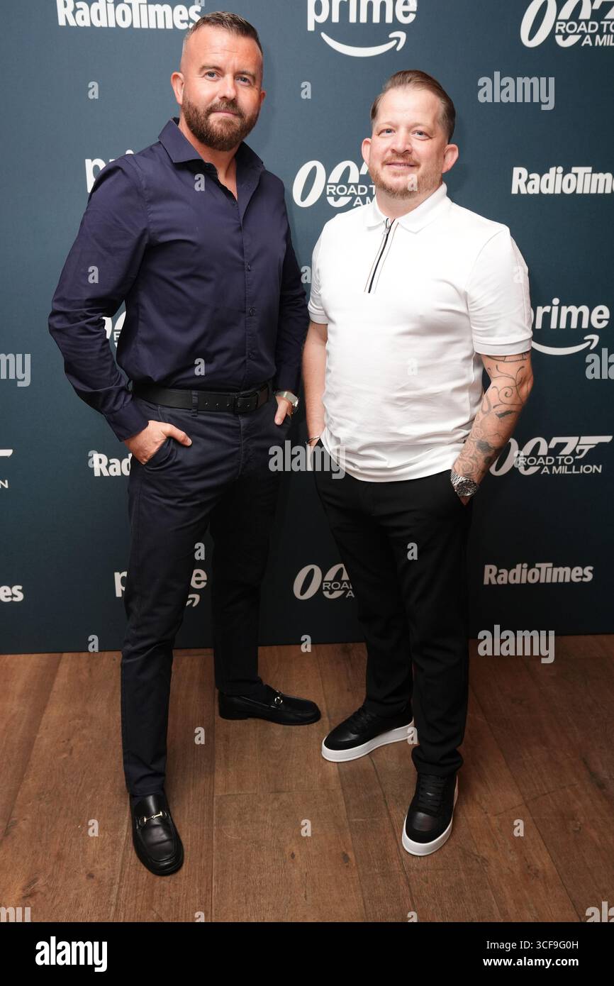 Contestants Noddy (left) and Ricky arriving at the 007: Road To A ...
