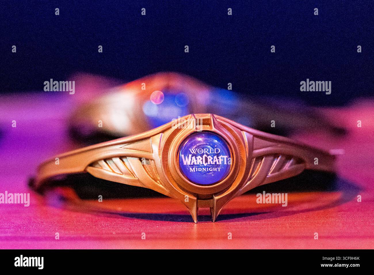 World of Warcraft Midnight - Besucher Gimmick Gamescom 2025, Köln, Kölnmesse, 21.08.2025 Stock ...