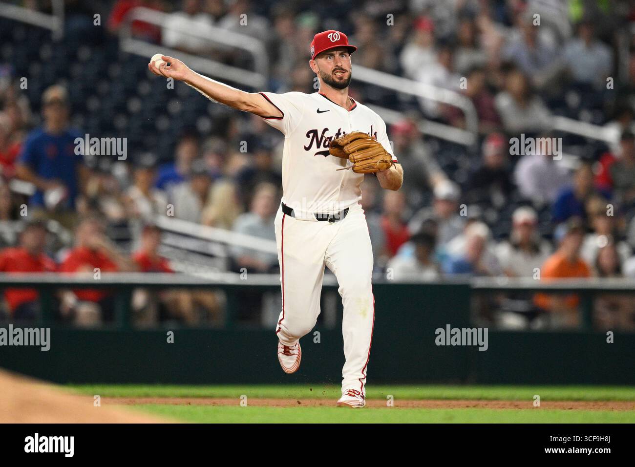 Washington Nationals third baseman Paul DeJong (14) in action during a ...