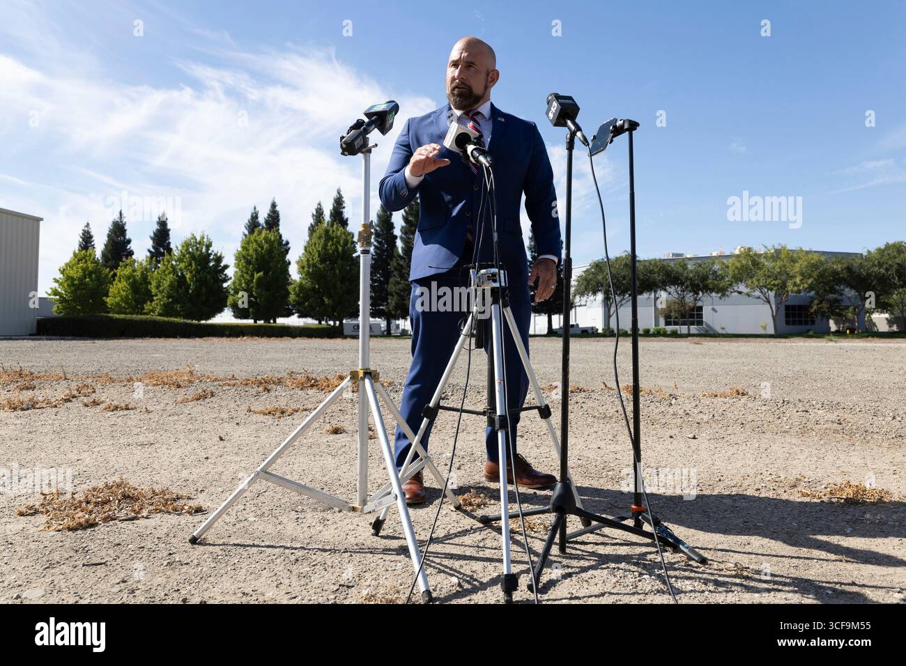 Florida Lt. Gov. Jay Collins makes remarks at a news conference on ...