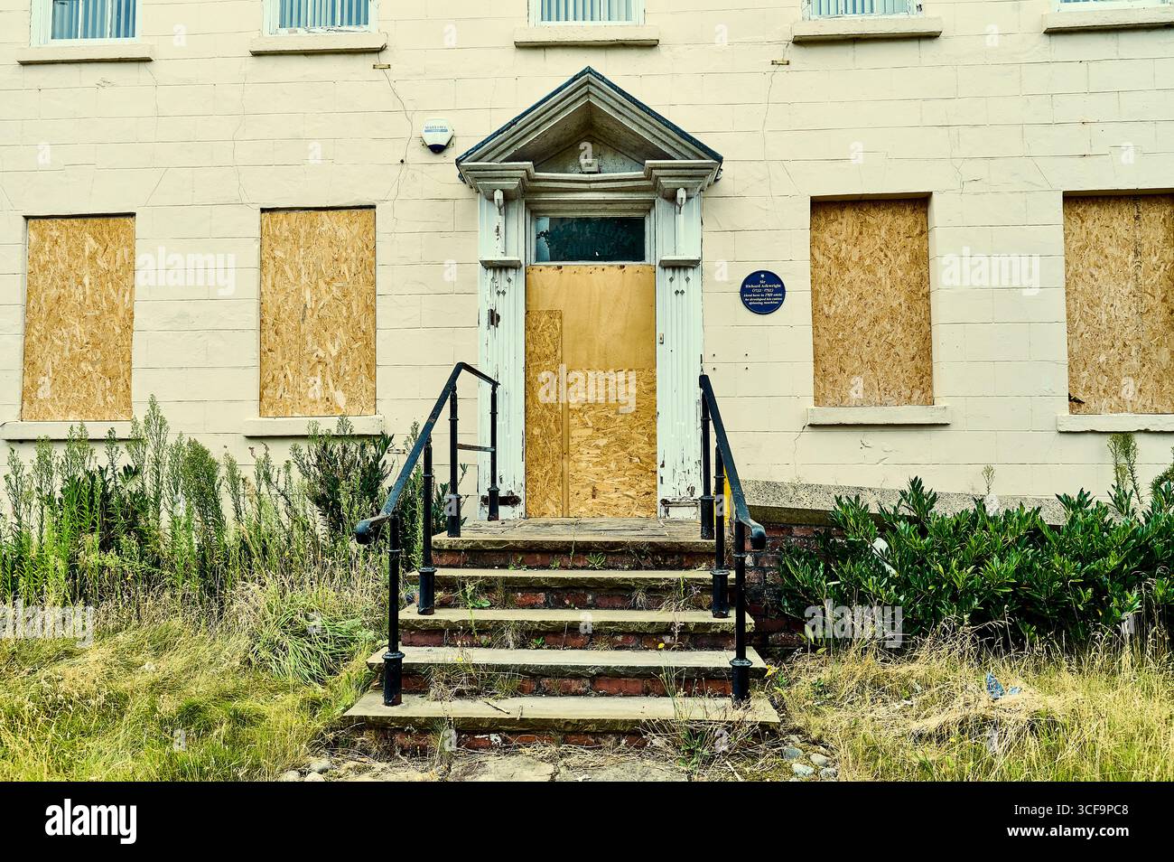 The abandoned Arkwright House former home of inventor Sir Richard ...