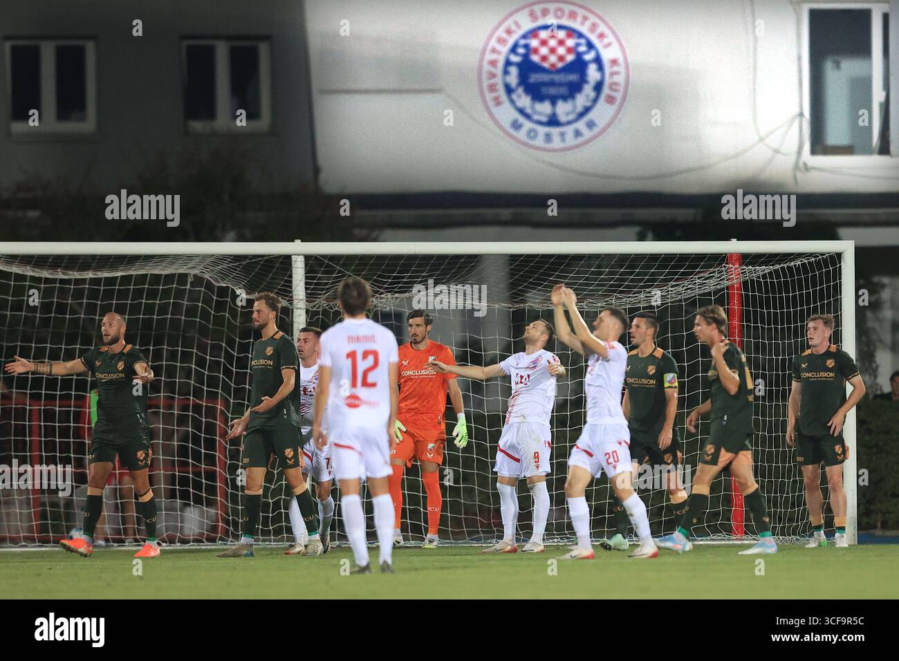 MOSTAR , 21-08-2025 , Stadium Bijeli Brijeg , season 2025 / 2026 , UEFA Europa League Football ...