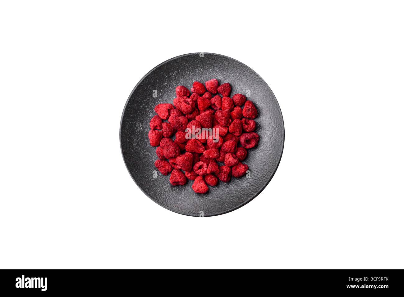 Dried sublimated slices of raspberry as an ingredient for sweet ...