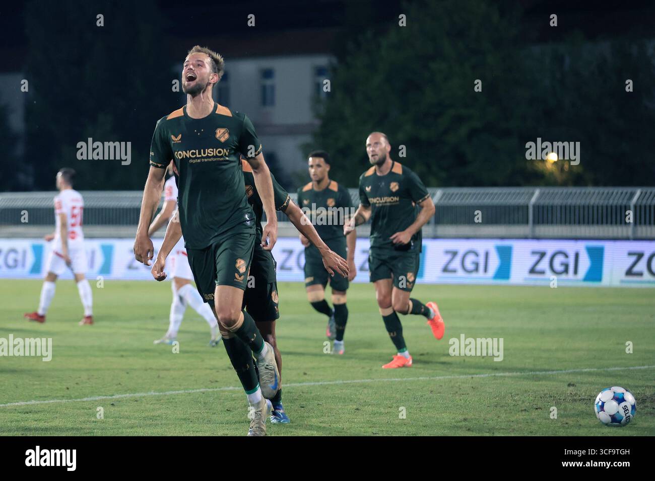MOSTAR , 21-08-2025 , Stadium Bijeli Brijeg , season 2025 / 2026 , UEFA ...