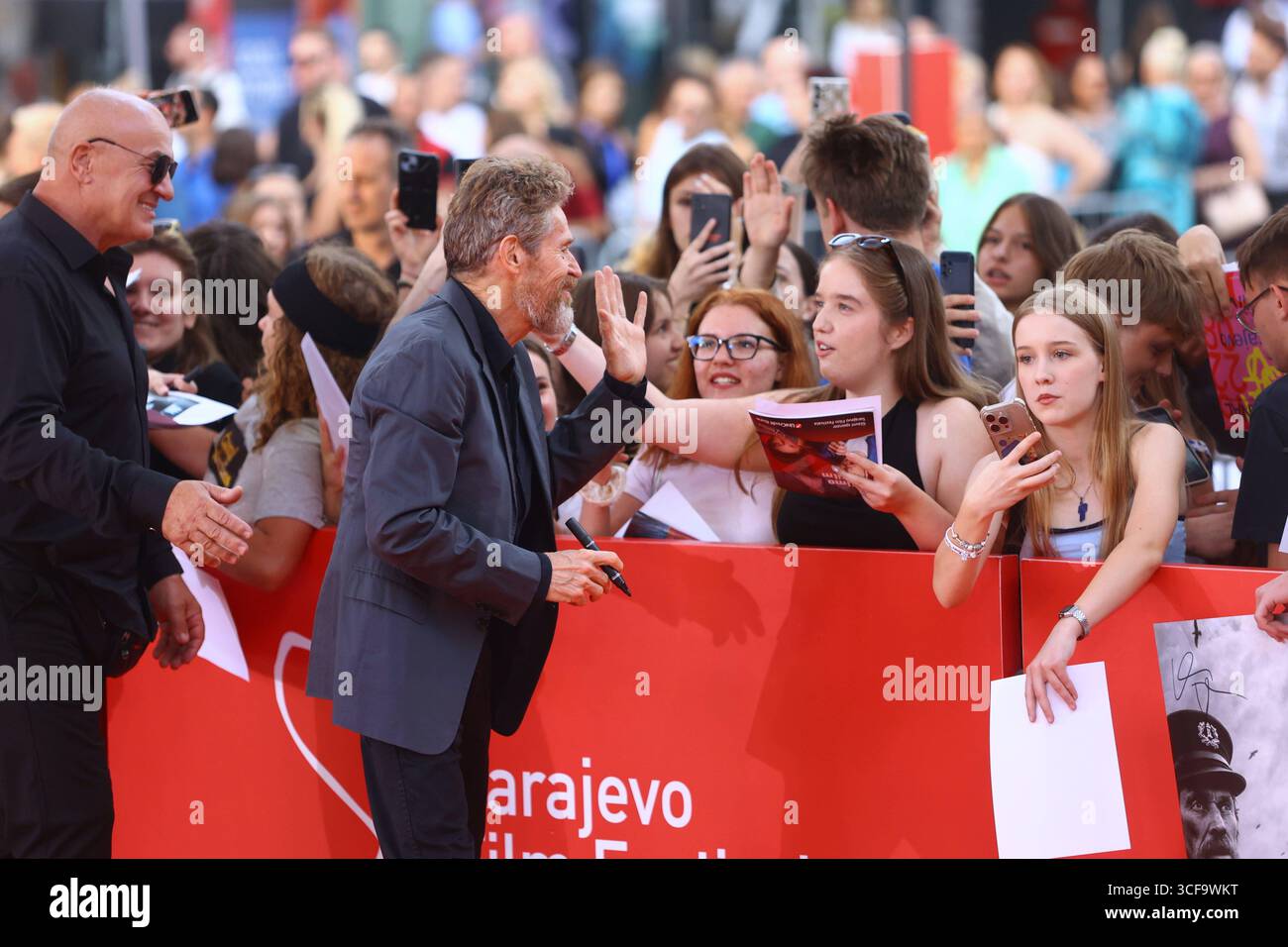 Sarajevo, Bosnia and Herzegovina, 210825. American actor Willem Dafoe ...