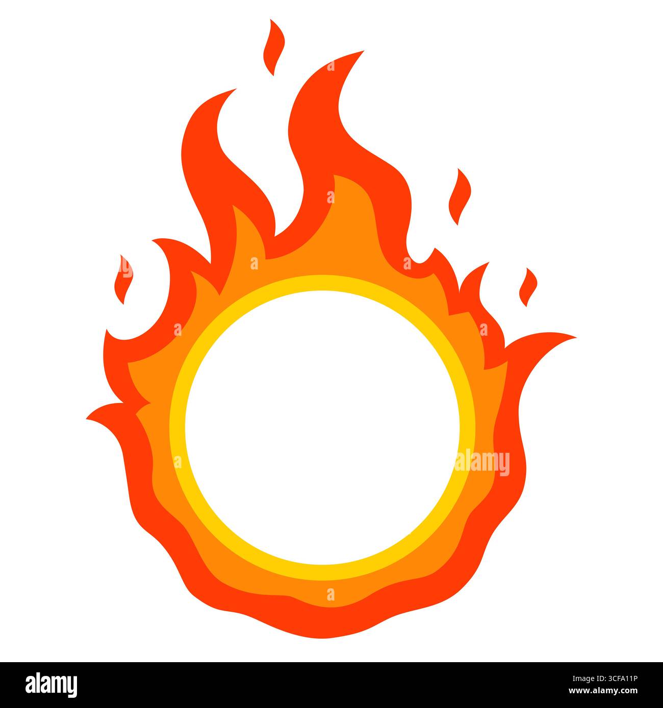 Round campfire Cut Out Stock Images & Pictures - Alamy