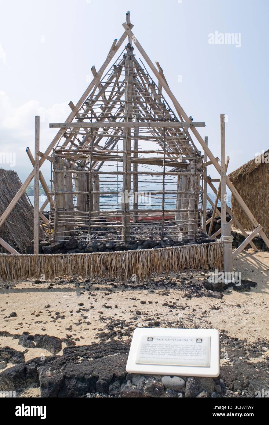 Ahuena Heiau, Kailua Kona, Hawaii, USA. Ahuena Heiau was the site of ...