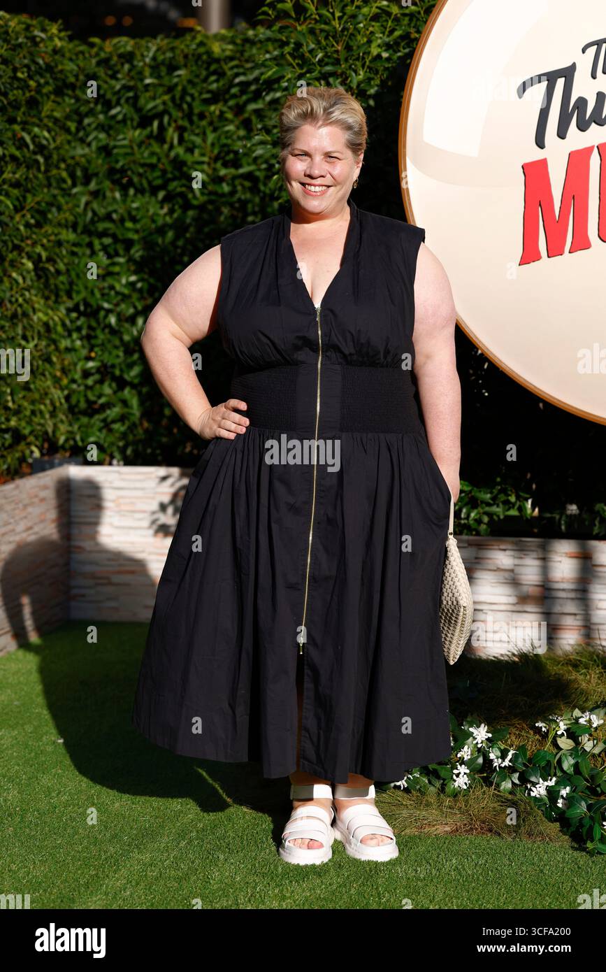 Writer Katy Brand poses for photographers upon arrival at the screening ...