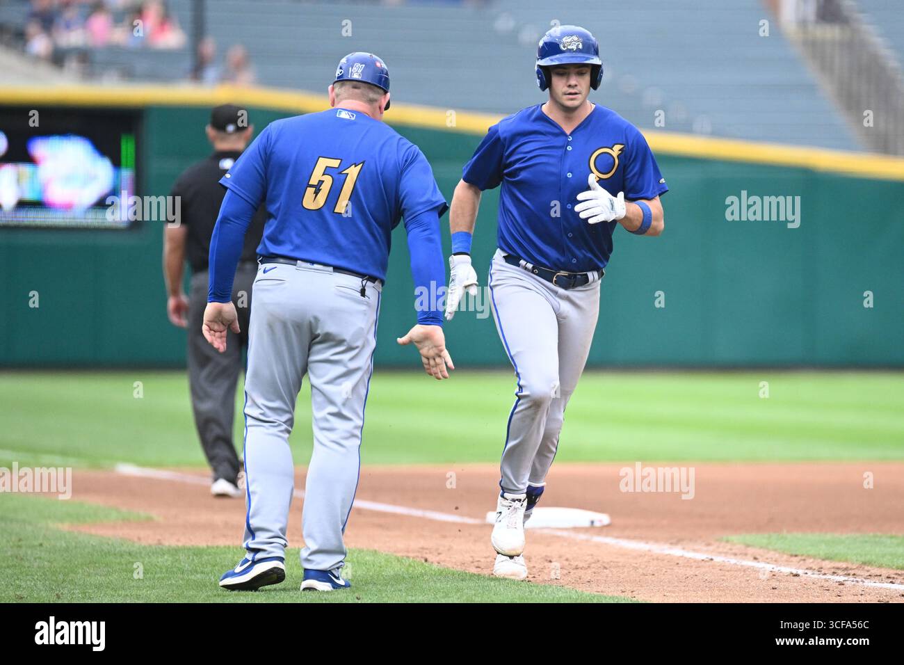 August 21, 2025: Omaha Storm Chasers infielder Bobby Dalbec (19 ...