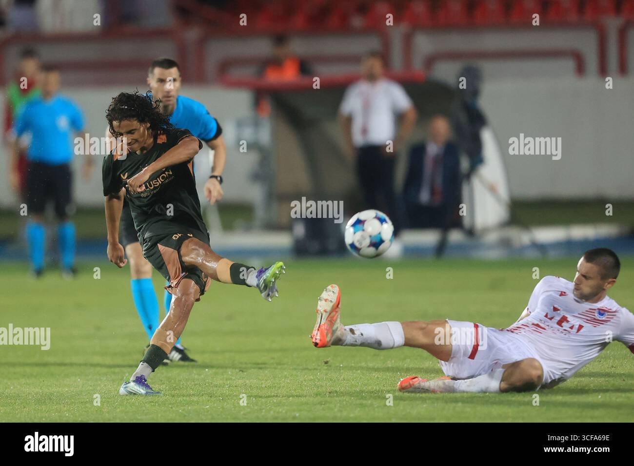MOSTAR , 21-08-2025 , Stadium Bijeli Brijeg , season 2025 / 2026 , UEFA ...