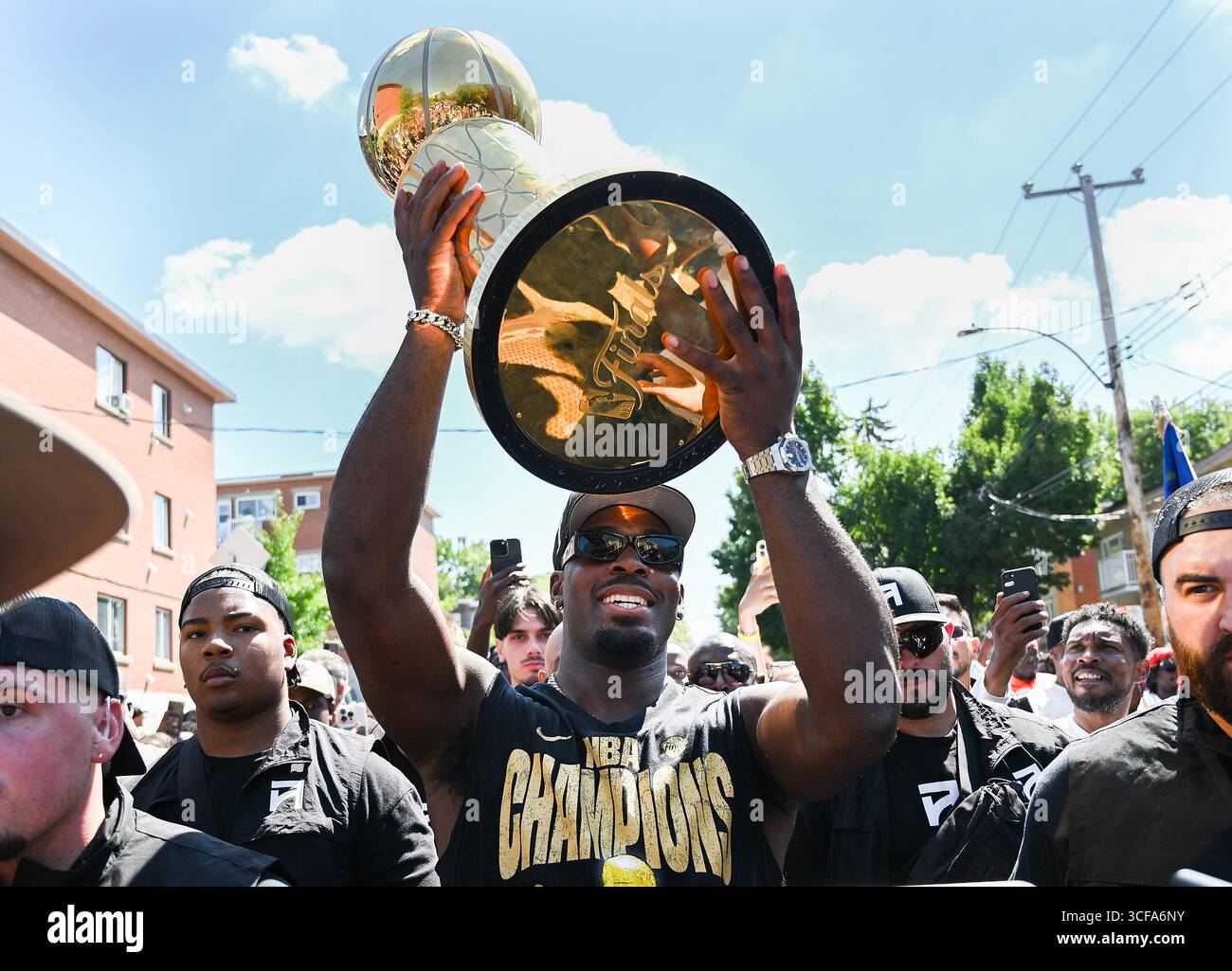 Oklahoma City Thunder guard Luguentz Dort, centre, carries the NBA's ...