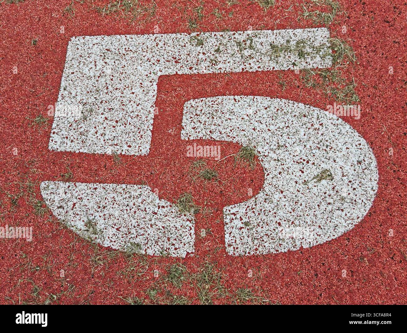 symbol of the number five or fifth, an arabic numeral symbol of the ...