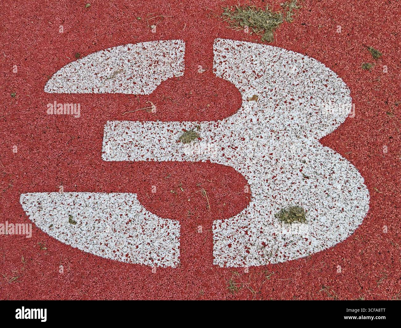 symbol of the number three or third, an arabic numeral symbol of the ...