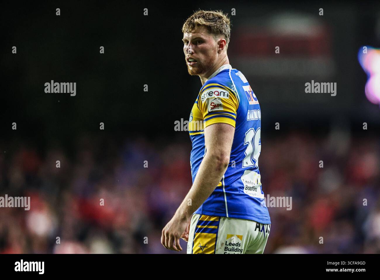 Morgan Gannon of Leeds Rhinos during the Betfred Super League round 23 ...