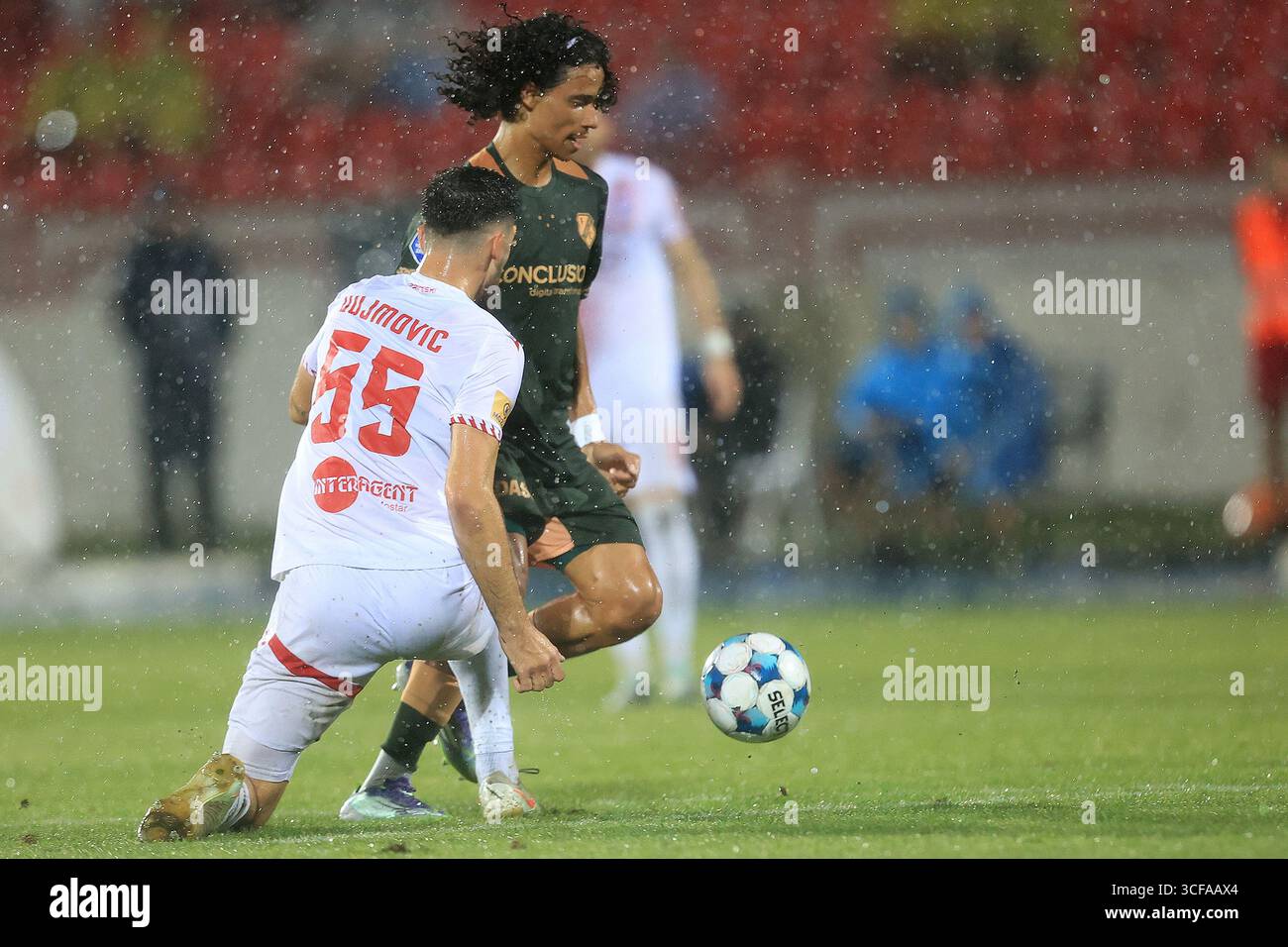 MOSTAR , 21-08-2025 , Stadium Bijeli Brijeg , season 2025 / 2026 , UEFA ...