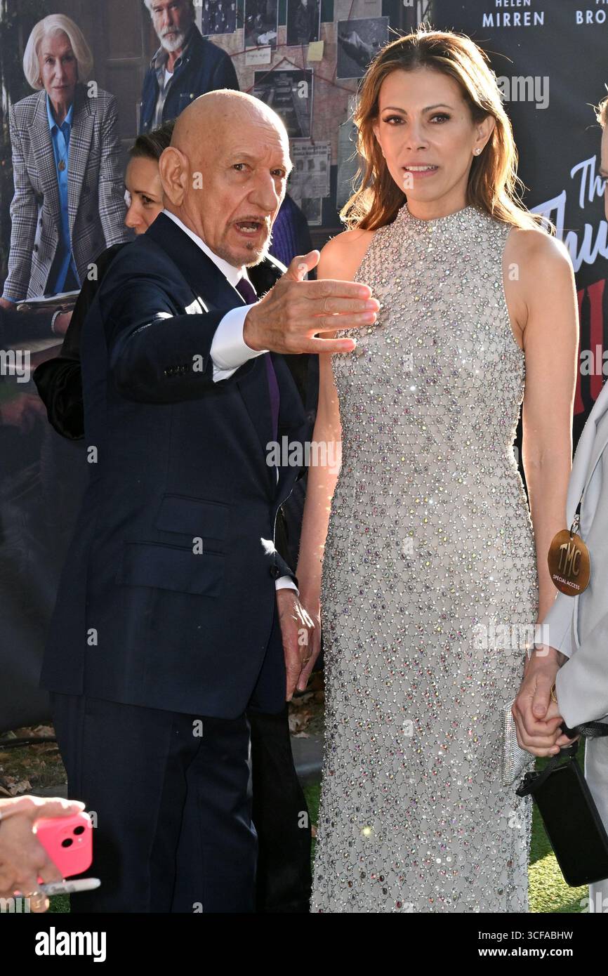 London, UK. 21st Aug, 2025. Ben Kingsley and Daniela Lavender at UK ...