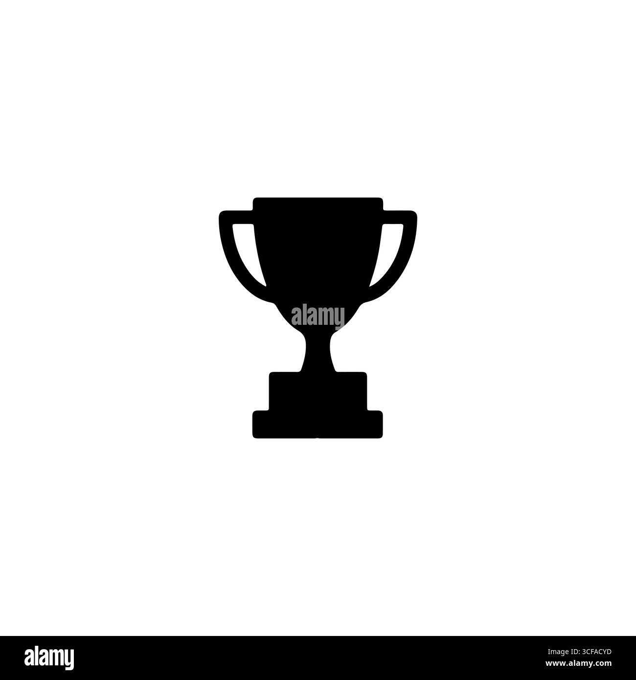 Winner trophy vector vectors Black and White Stock Photos & Images - Alamy