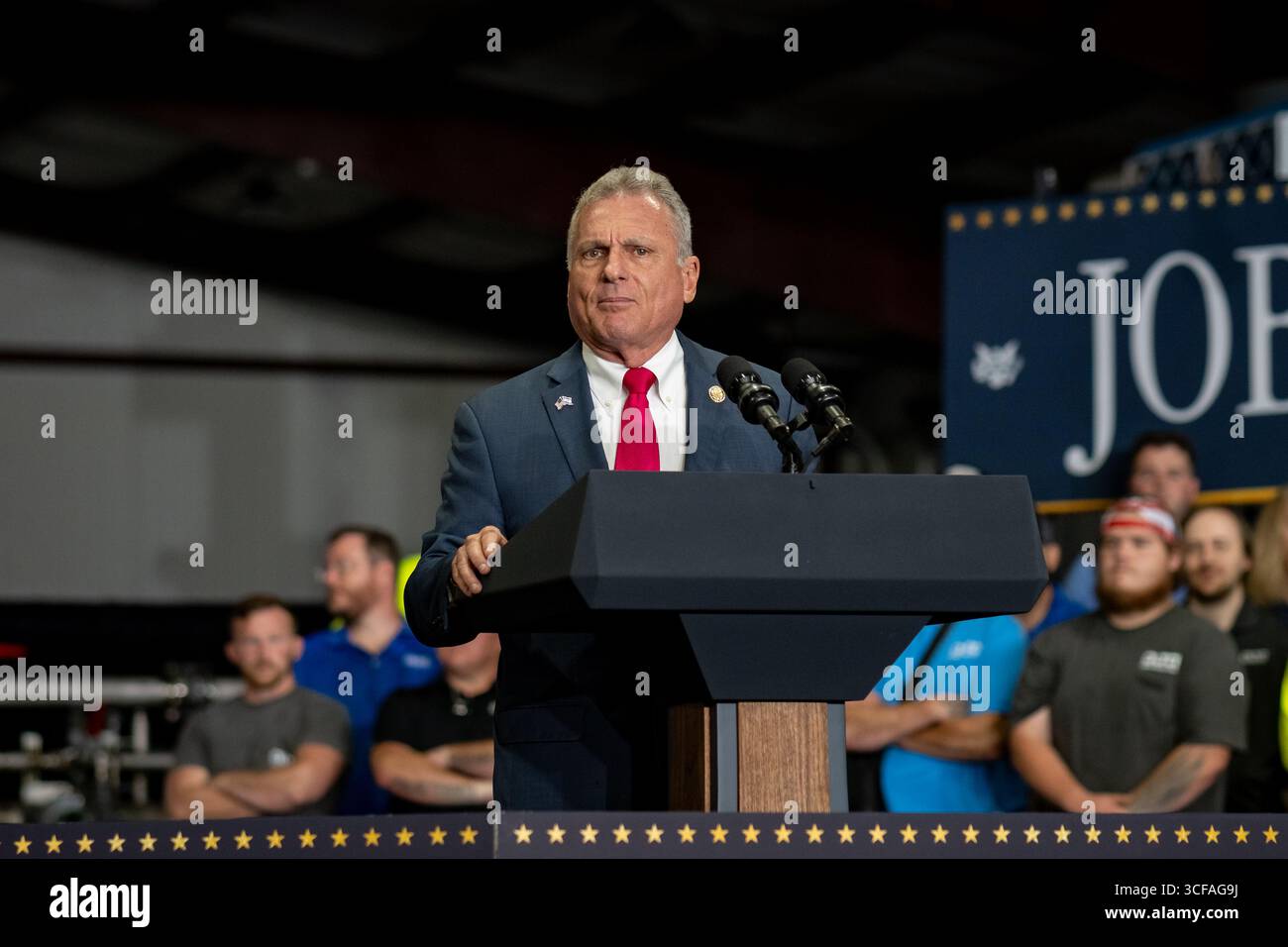 Georgia State Representative Buddy Carter speaks ahead of Vice ...