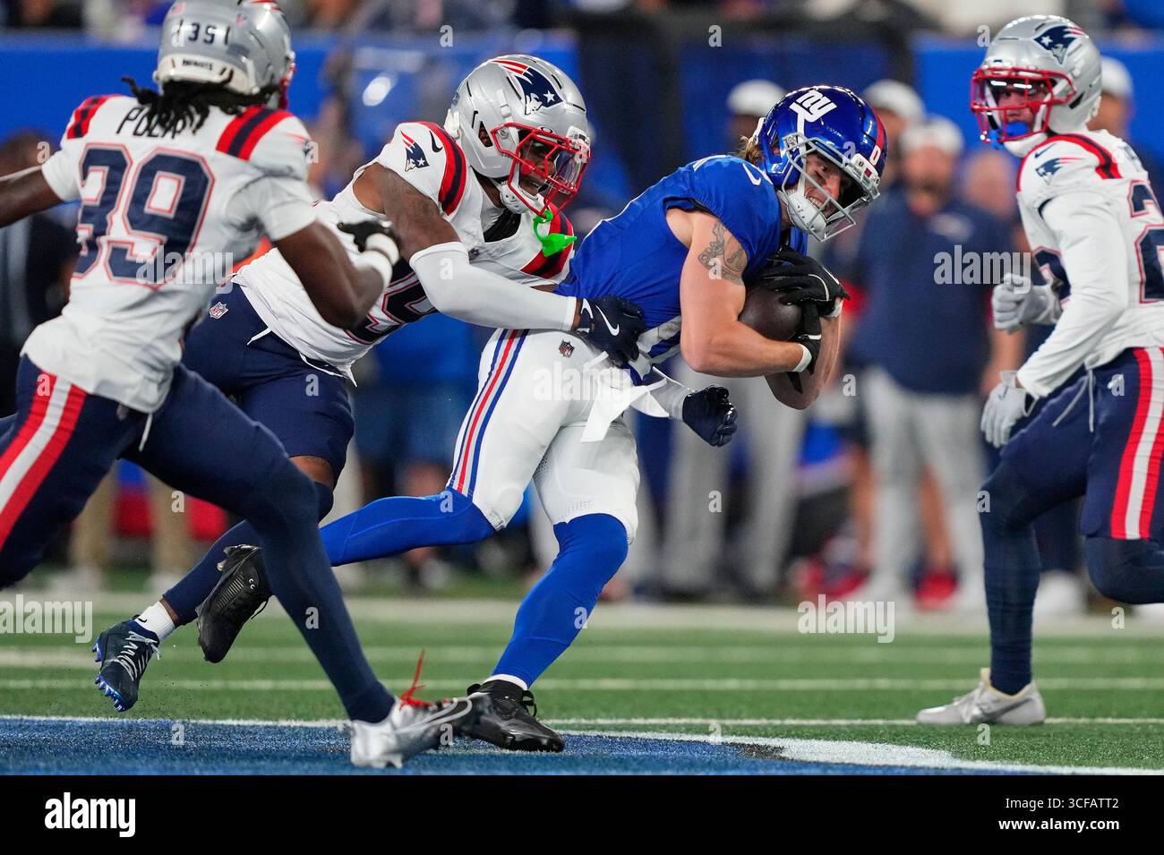 New York Giants wide receiver Gunner Olszewski (0) makes a catch ...