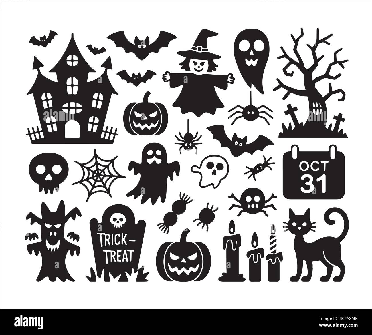 Animated witch cat hi-res stock photography and images - Alamy